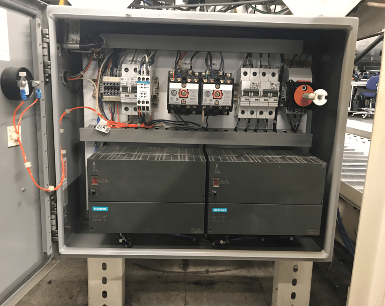 Conveyor controls support and maintenance