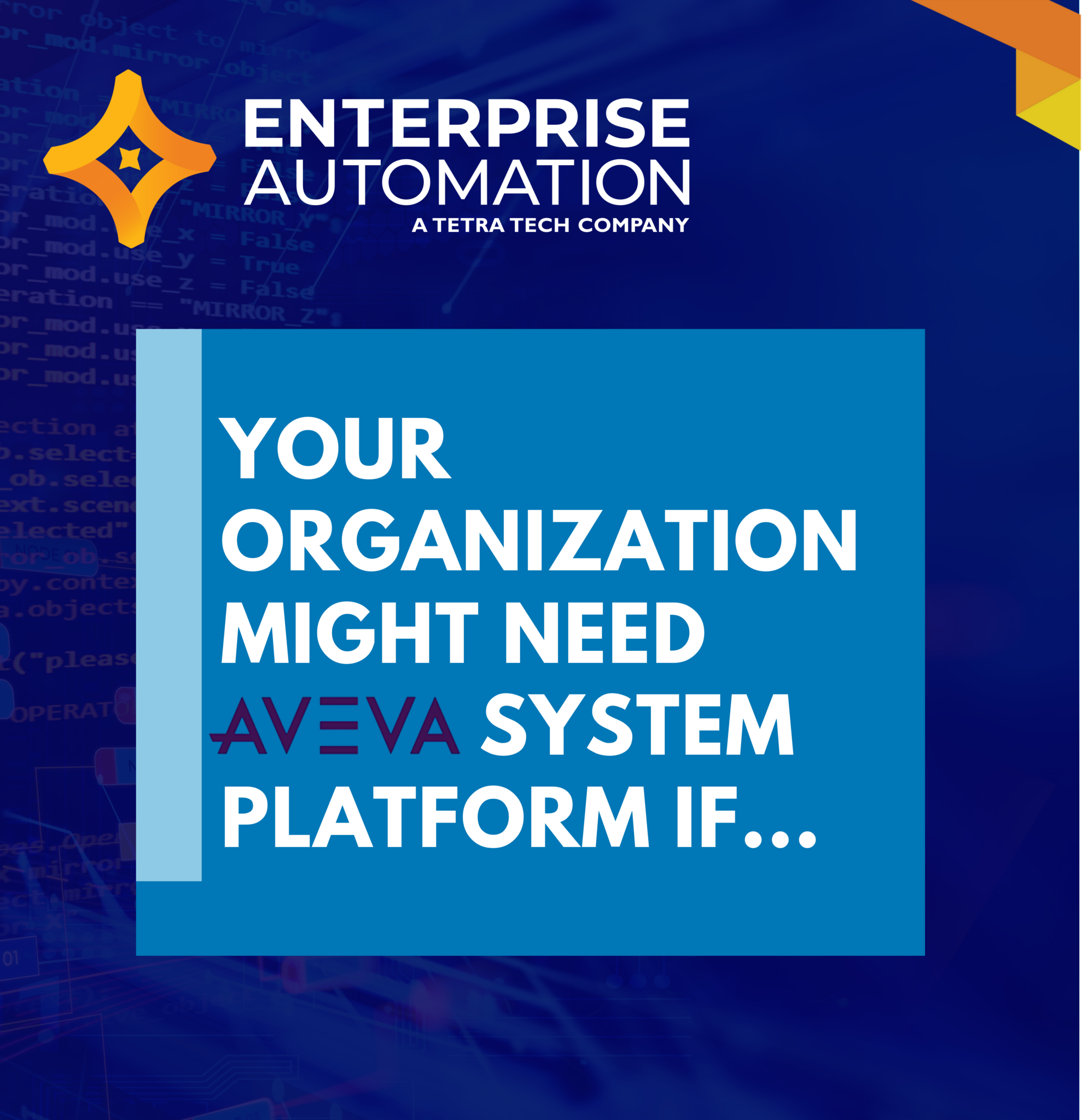 Does your organization need AVEVA System Platform OMI? - Enterprise ...